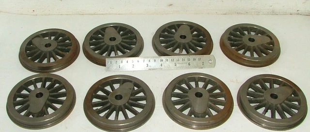 CAST IRON LIVE steam model locomotive wheels engineers workshop 5 ...