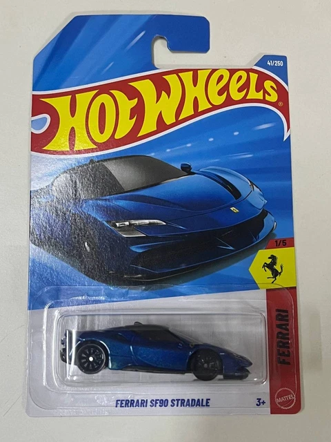 HOT WHEELS 2026 Case B Mainline Ferrari SF90 Stradale Blue Long Card $27.95 - PicClick CA