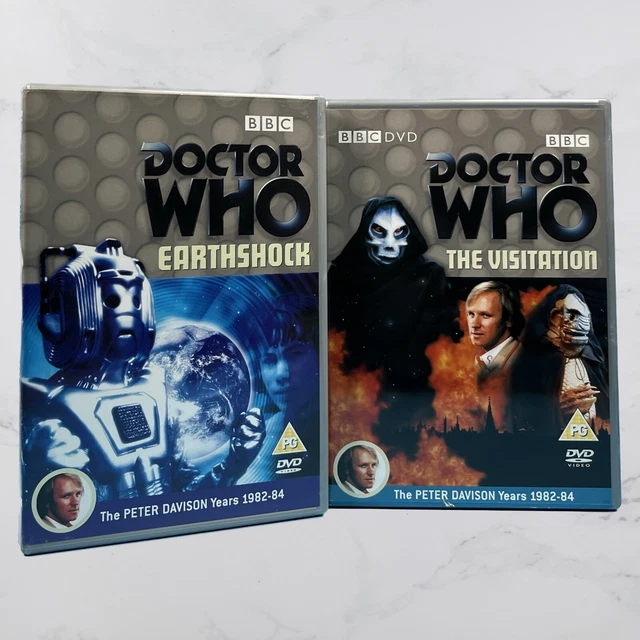 DOCTOR WHO EARTHSHOCK The Visitation DVD Set Peter Davison Years 1982 ...