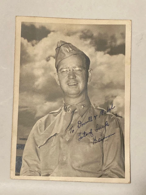 C. 1943 WWII U.S. Army Captain Signal Corps HERMAN R. JACKS Signed ...