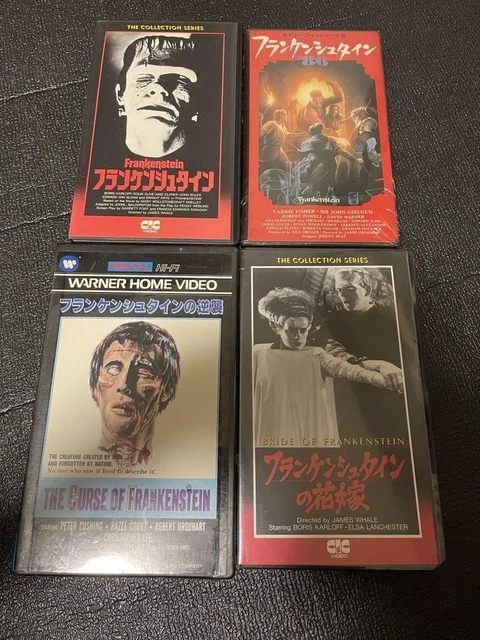 FRANKENSTEIN VHS COLLECTION Classic Horror Films Used Includes Bride ...