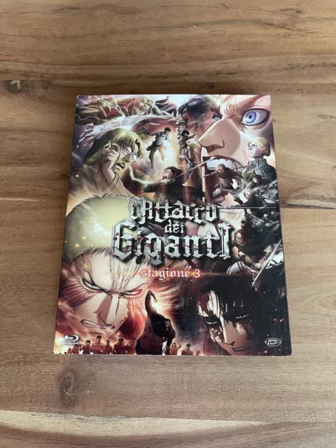 Lattacco Dei Giganti Attack On Titan Stagione 3 Blu Ray Eur 4000 Picclick It