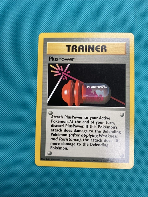 POKÉMON TCG PLUSPOWER Base Set 84/102 Regular Shadowless Uncommon $2.00 ...