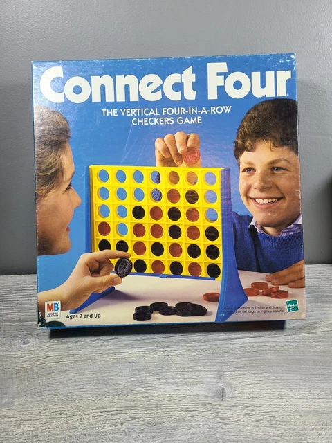 VINTAGE CONNECT FOUR Vertical Checker Game £21.91 - PicClick UK