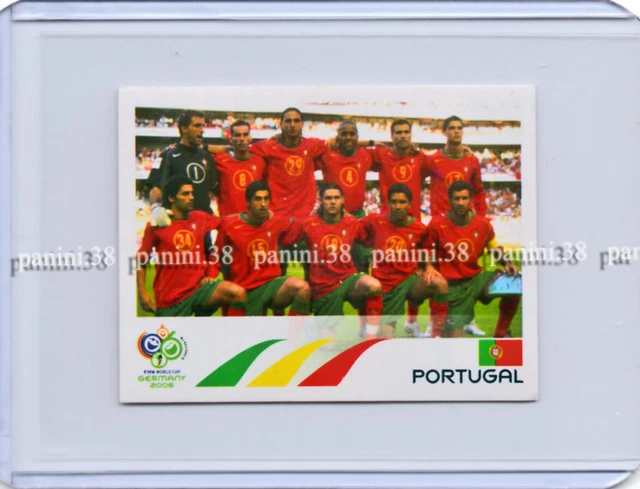 RARE !! PORTUGAL TEAM with RONALDO Sticker "WC GERMANY 2006" Panini ...