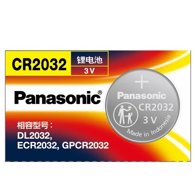 PANASONIC BATTERIES CR2032 3V Cell Coin Lithium Button Battery $2.39 ...