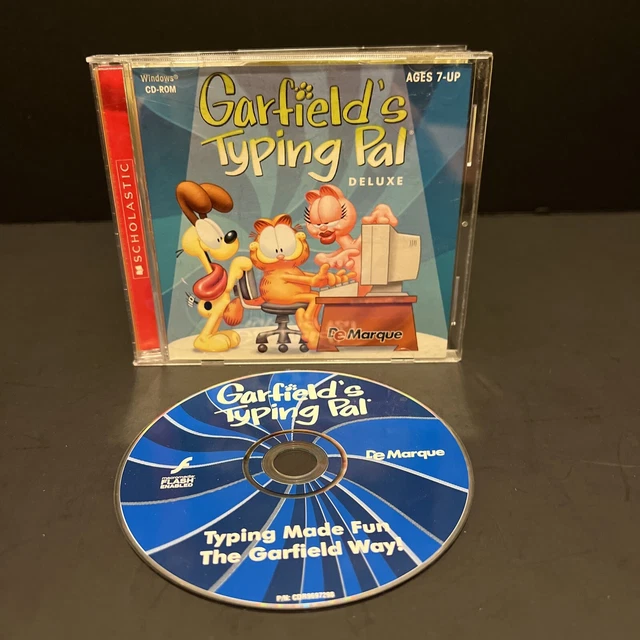GARFIELD'S TYPING PAL Deluxe De Marque Scholastic Windows CD-ROM 2003 ...
