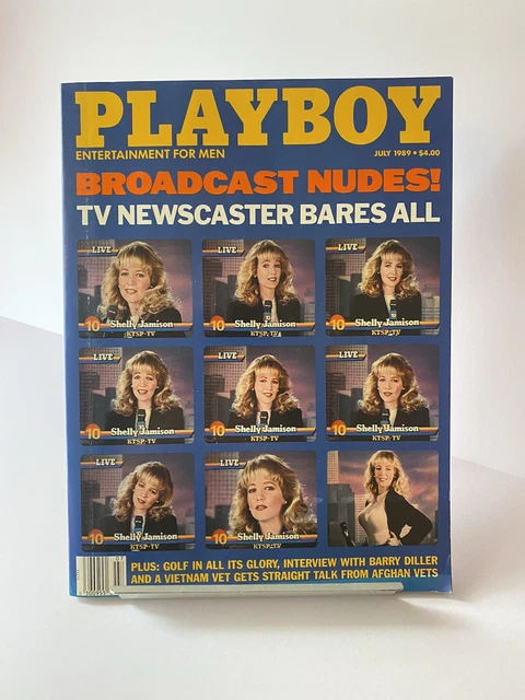 PLAYBOY JULY 1989 TV Anchor Shelly Jamison Playmate Erika Eleniak w ...
