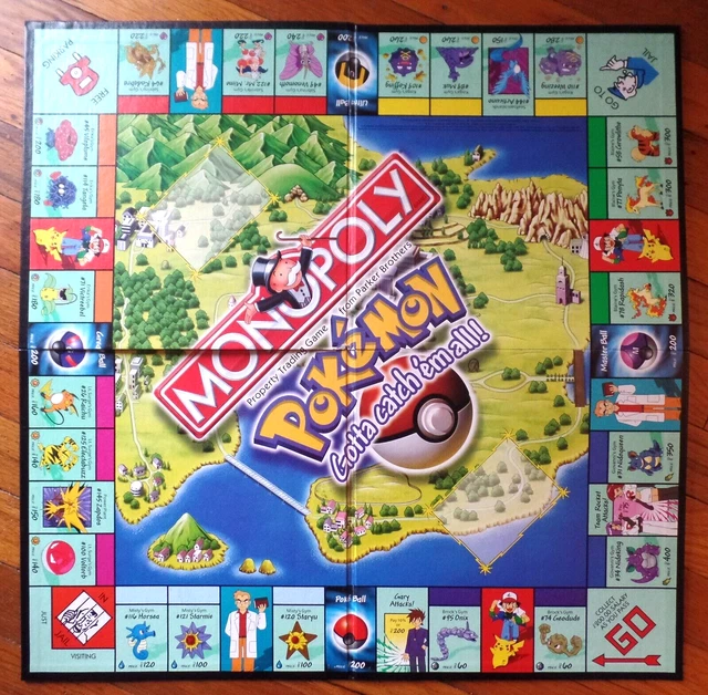 VINTAGE 1999 MONOPOLY Pokemon Gotta catch 'em all! Board Game EUR 7,77 ...
