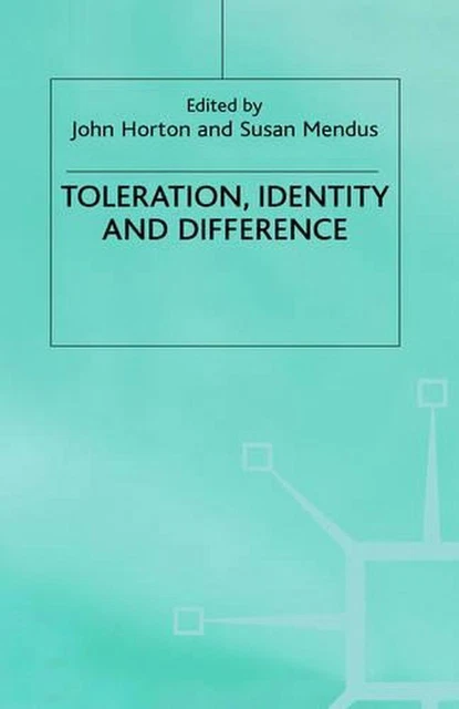TOLERATION, IDENTITY AND Difference by NA NA (English) Hardcover Book ...