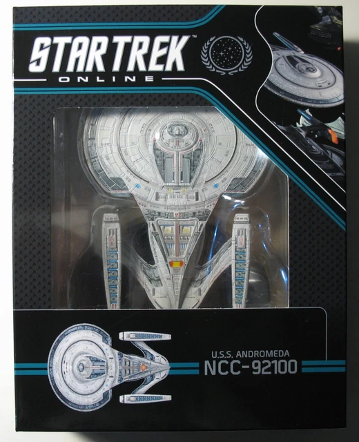 EAGLEMOSS STAR TREK Online Starships Model #3 U.S.S. Andromeda NCC ...