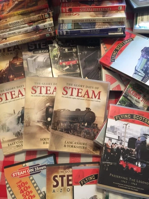 38 STEAM TRAIN DVDs includes branch lines boxset £20.00 - PicClick UK