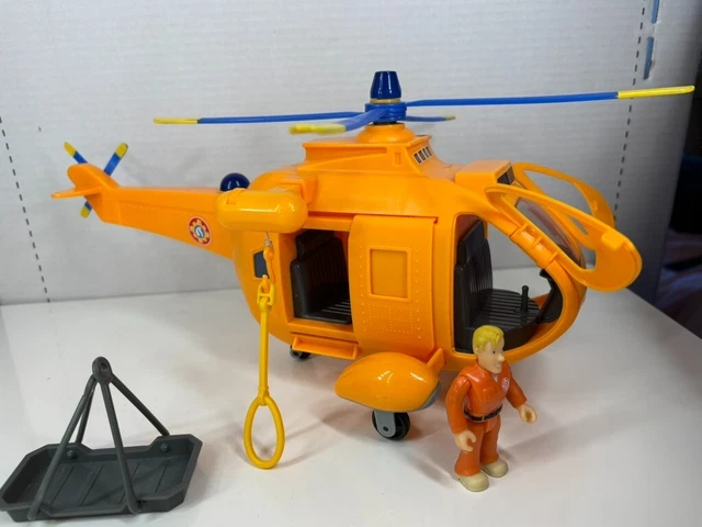 FIREMAN SAM HELICOPTER Wallaby 2 with Light & Sounds - Simba £29.99 ...