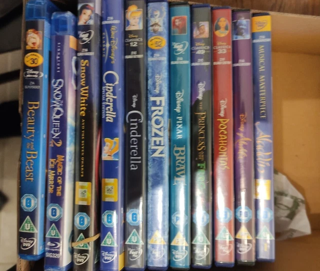 DISNEY DVD BUNDLE X11 Various Titles Frozen Aladdin, Cinderella Brave £ ...