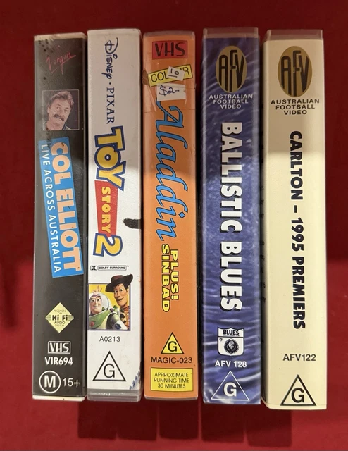 MIXED BULK LOT VHS Travel Retro Vintage Video Cassette Bulk Lot X 5 ...