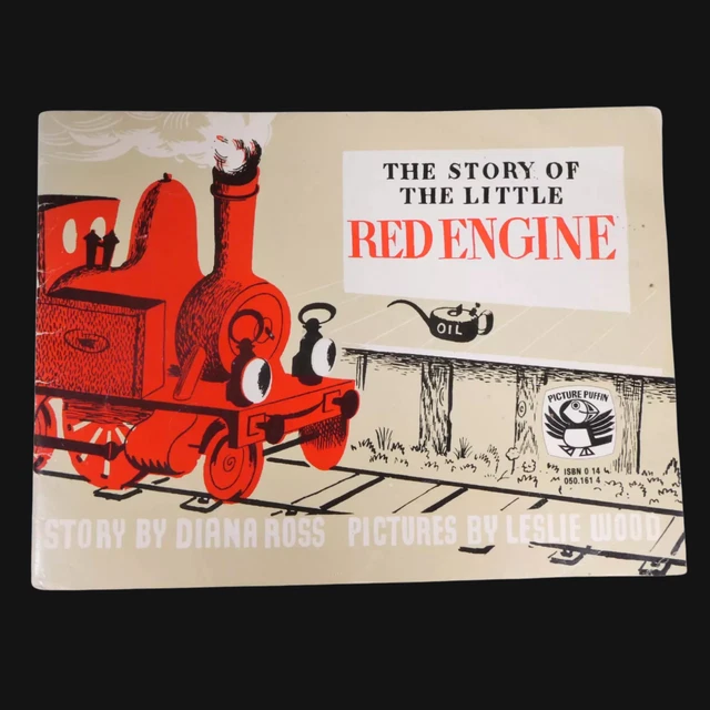 1976 PICTURE PUFFIN The Little Red Engine Diana Ross Inscribed Vintage ...