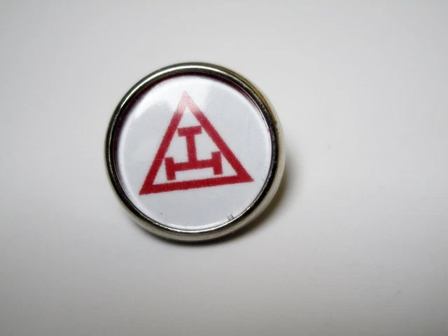 PIN'S PINS ROYAL Arche Maçonnerie Triple Tau Maçonnique 20 mm finition ...