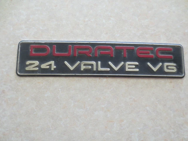 ORIGINAL FORD DURATEC 24 valve V6 car badge // // emblem ...