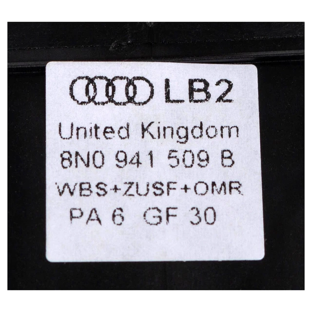 ORIGINAL AUDI WARNBLINKSCHALTER Warnlichtschalter Warnblinker TT 8N ...