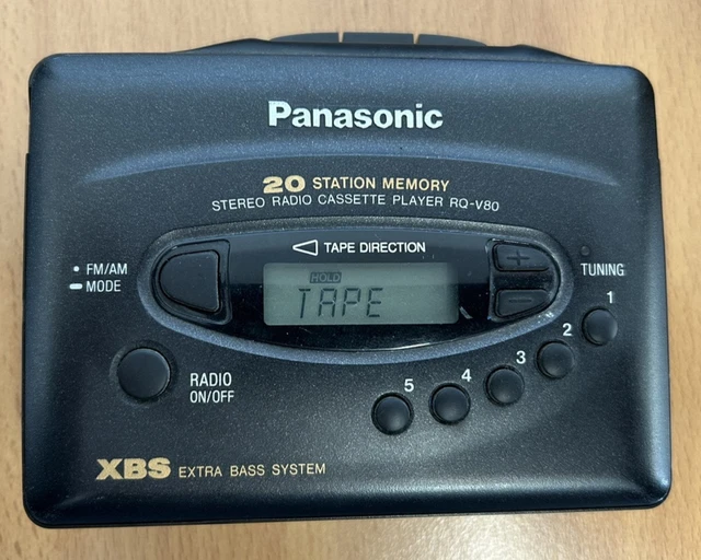 PANASONIC RQ-V80 PERSONAL Radio Cassette Walkman. £9.99 - PicClick UK