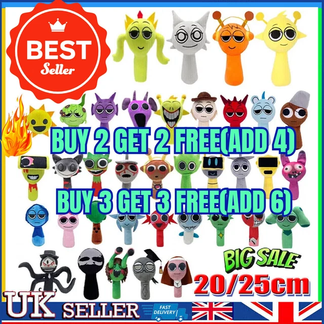 2025 NEW SPRUNKI Plush Toy Simon Oren Winda Sprunki Character Doll Kids ...