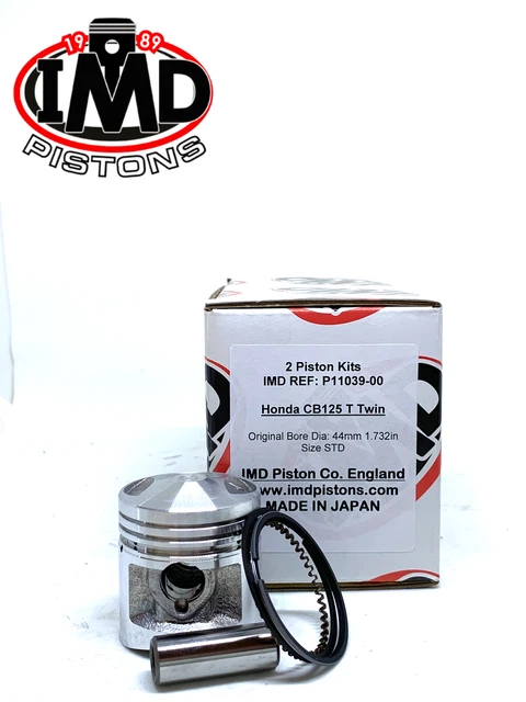 HONDA CB125T DOUBLE Tdc Piston Kits (2) + 0.5MM EUR 56,56 - PicClick FR