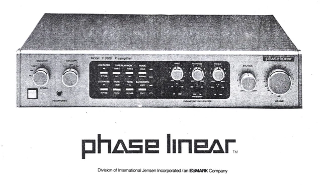 PHASE LINEAR P3800 Schematic Service Manual Schaltplan Schematique EUR ...
