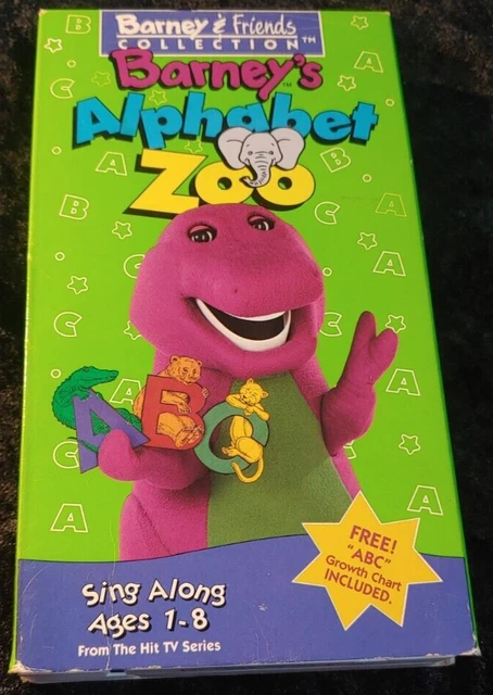 BARNEY - BARNEYS Alphabet Zoo (VHS, 1994) $6.97 - PicClick CA