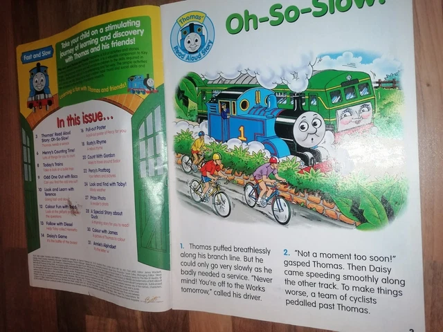 THOMAS AND FRIENDS Magazine Comic No 019 Dated 20th September 2000 £10. ...