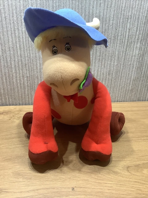 THE MAGIC ROUNDABOUT 18cm Ermintrude Cow Soft Toy Plush Character ...