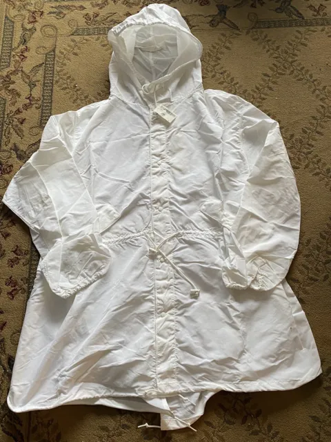 USGI SNOW WHITE CAMOUFLAGE PARKA M1950 Large NSN: 8415-00-223-7627 $108 ...