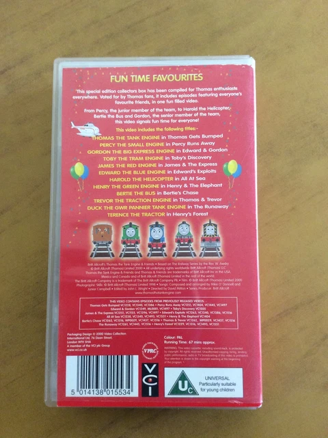 THOMAS & FRIENDS Special Collection “Fun Time Favourites”. VHS Video ...
