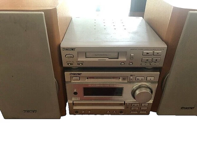 SONY DHC-MD373 COMPACT Hi-Fi Stereo Minidisc CD Tape Hifi system (No ...