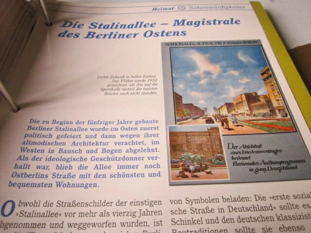 DDR HEIMAT SEHENSWÜRDIGKEITEN Die Stalinallee Magistrale des Ostens EUR 3,67 - PicClick DE