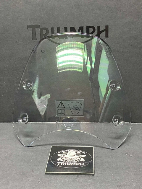 36TA0040 GENUINE TRIUMPH Speed 400 Scrambler 400 Coated Clear Wind ...