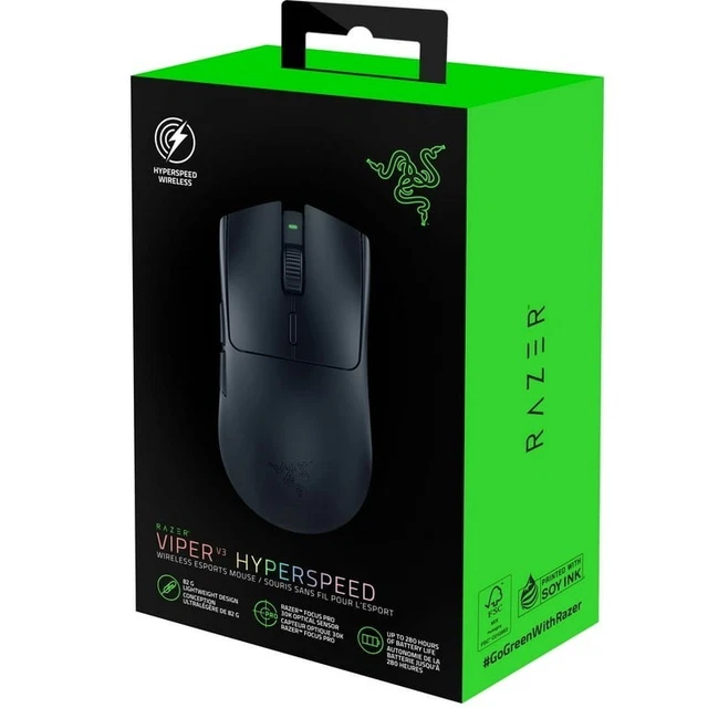 RAZER VIPER V3 Pro Hyperspeed Wireless Optical Gaming Mouse Black £46. ...