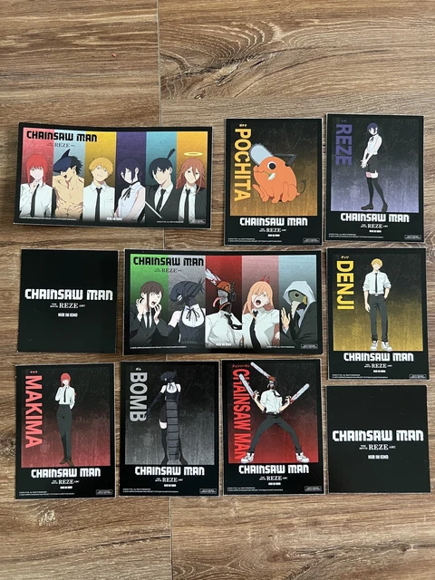 CHAINSAW MAN: REZE Arc The Movie Exklusive Sammelkarten Set Kino EUR 14 ...