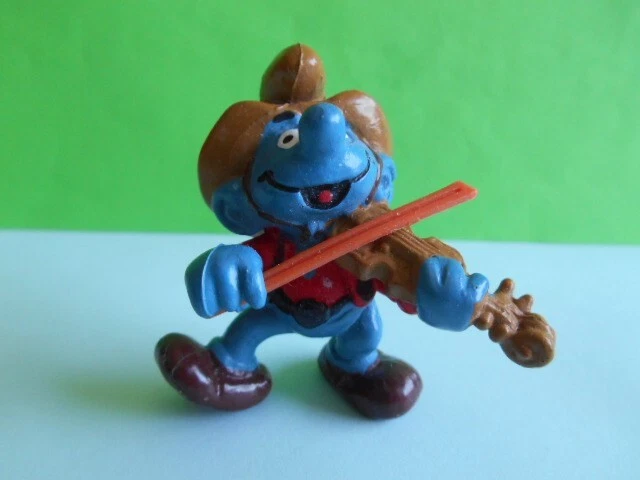 SCHLEICH GEIGENSPIELER SCHLUMPF Schlümpfe Smurf Schtroumpf Puffi Pitufo ...