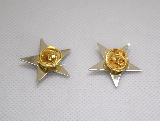 US ARMY ONE Star Brigadier General Rank Insignia Badges Silver £9.35 ...