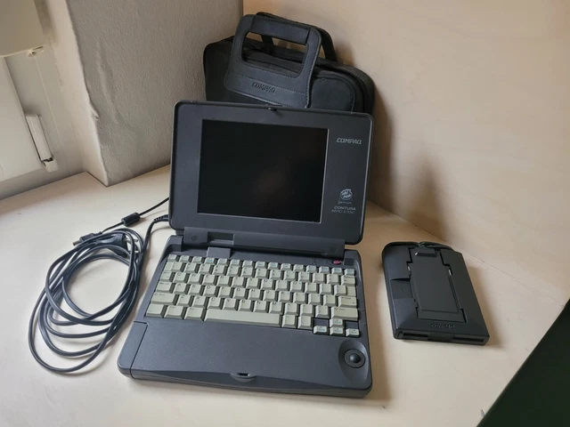 VINTAGE COMPAQ CONTURA AERO 4/33C Mini Laptop 486 (Baujahr 1996) EUR ...