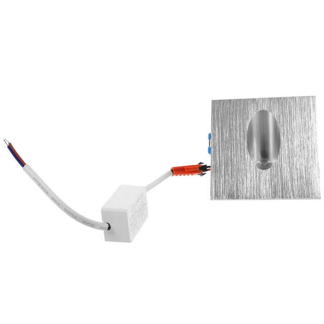 3PCS LED SQUARE Step Stair Recessed Light Indoor Corner Light Wall Lamp ...