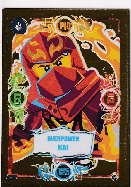 LEGO NINJAGO SÉRIE 9 TCG Carte Numéro 254 Overpower Kai Or Carte EUR 14 ...