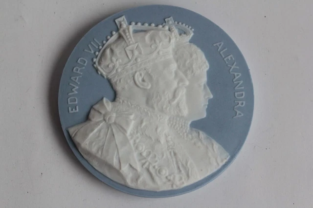 SEVRES MÉDAILLON PORCELAINE biscuit Edward VII Alexandra (61686) EUR ...