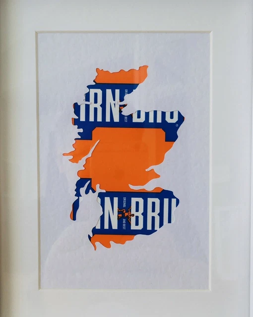 HAND CRAFTED SCOTLAND Map - Irn Bru - Tunnock's Insert £10.00 - PicClick UK