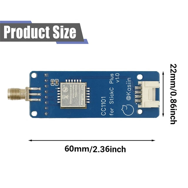 FOR M5STACK STICKC Plus2 CC1101 IoT Module 433MHz Compatible For Bruce ...