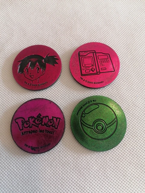 JOUET ANCIEN LOT 4 Kini pog Pokémon Sacha Pikachu Nintendo 2000 EUR 18 ...