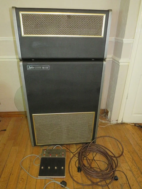 A SUPERB 1970'S LESLIE MODEL 910 ROTARY TREMELO SPEAKER + DELUXE COMBO ...