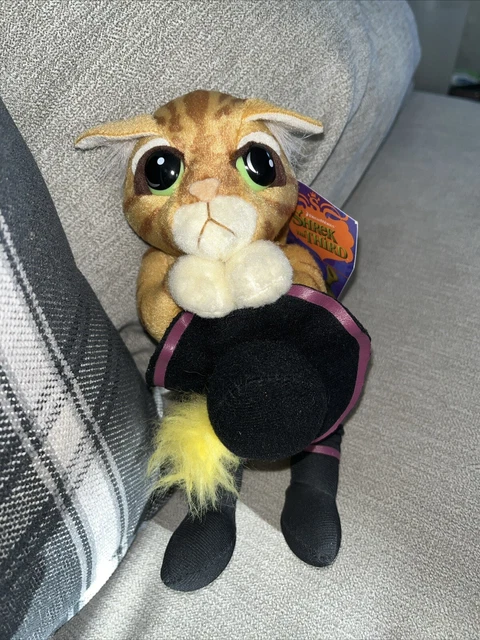 SHREK THE THIRD Puss In Boots Plush GOSH Plush Cat £10.00 - PicClick UK