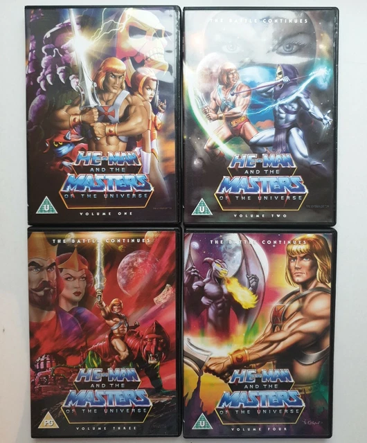 HE-MAN AND THE Masters Of The Universe Volume ( 1, 2, 3, 4 ) - 4 DVD ...