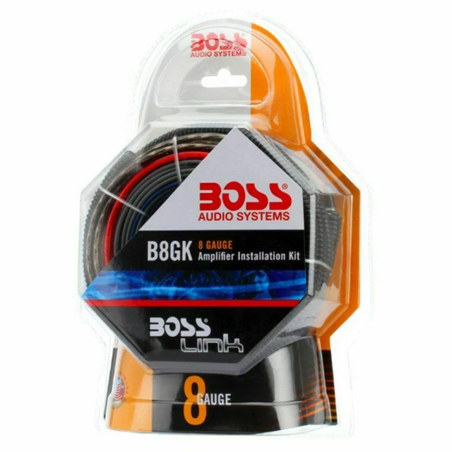 KIT COMPLETO INSTALLAZIONE amplificatore Boss B8GK Auto 8GA SPEDIZIONE ...